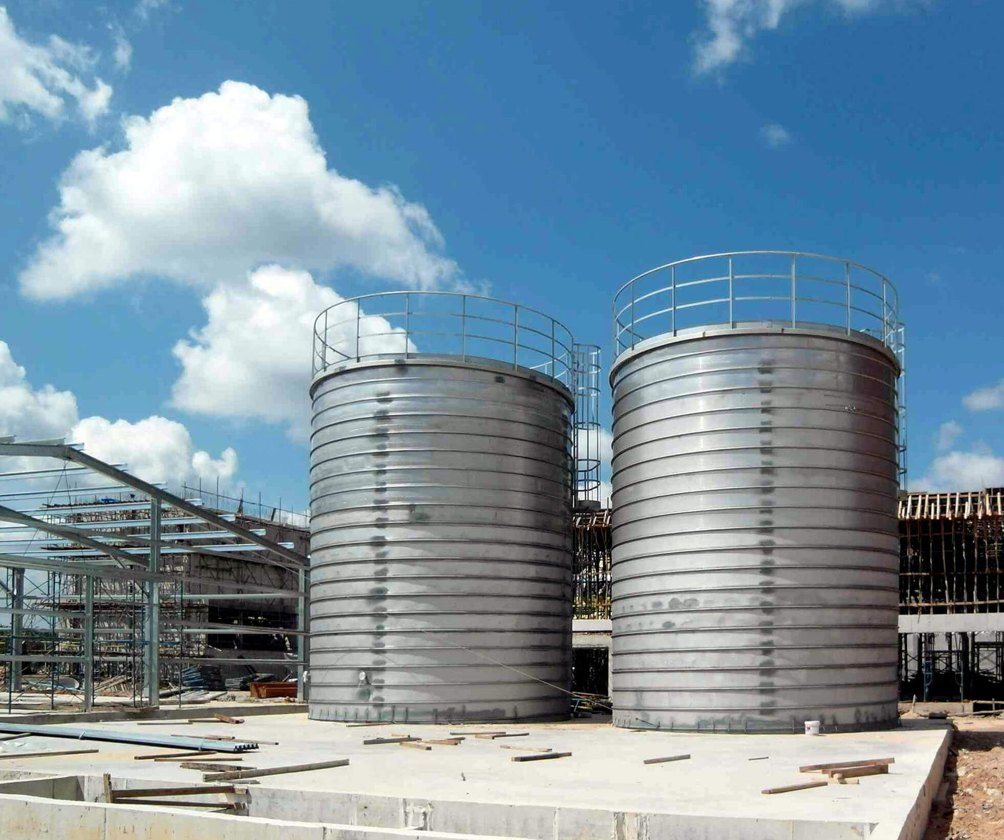 Spiral Silos technology - lipp silos - double folding spiral system